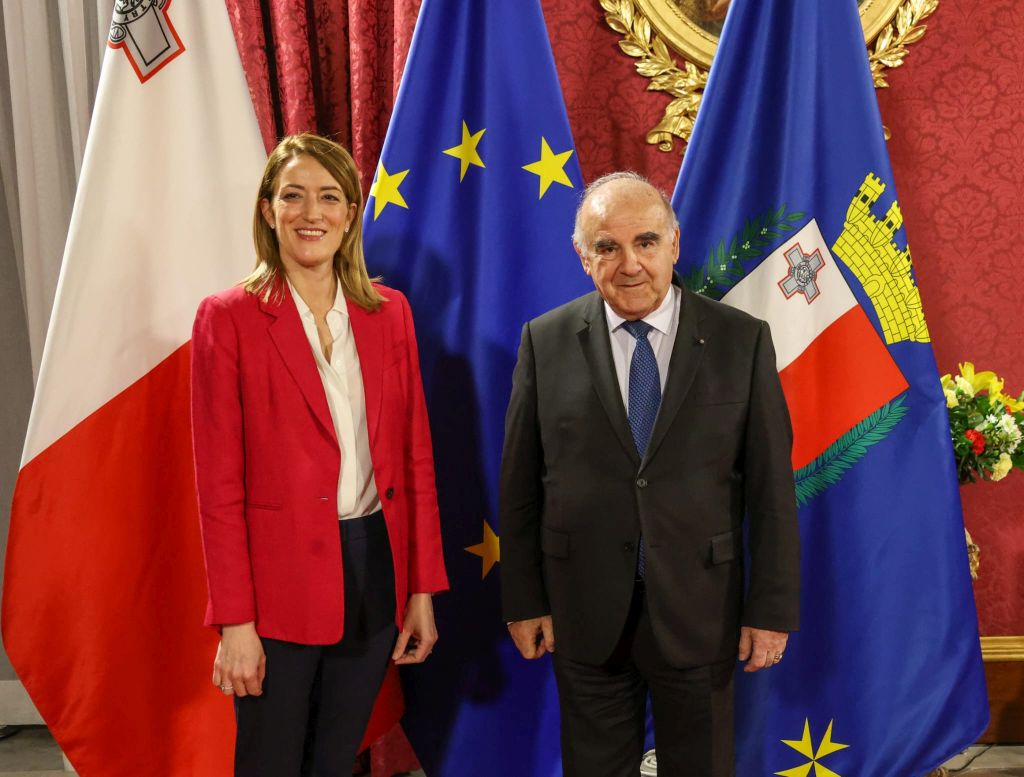 Malta, Metsola urges Maltese to vote, farewell meeting with President ...